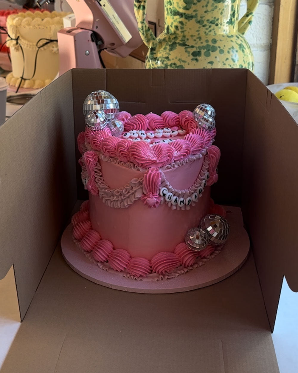 Taylor Swift Eras Tour Vintage Heart Cake - Melbourne | Yummelia